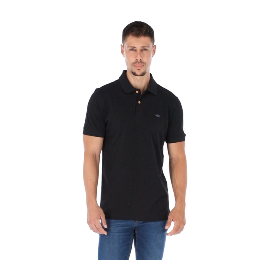 Playera Tipo Polo Para Caballero Color Negra – Porto Blanco Guatemala